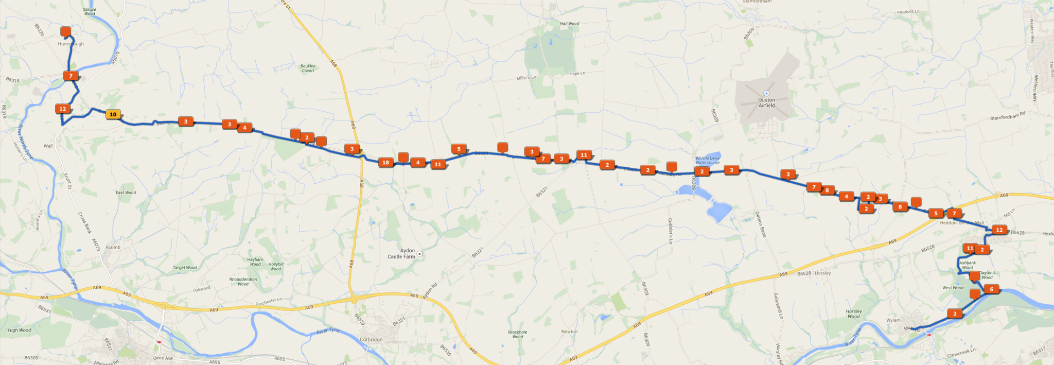 Hadrian's Wall Day 2: Wylam Humshaugh - Christian Meermann Photography